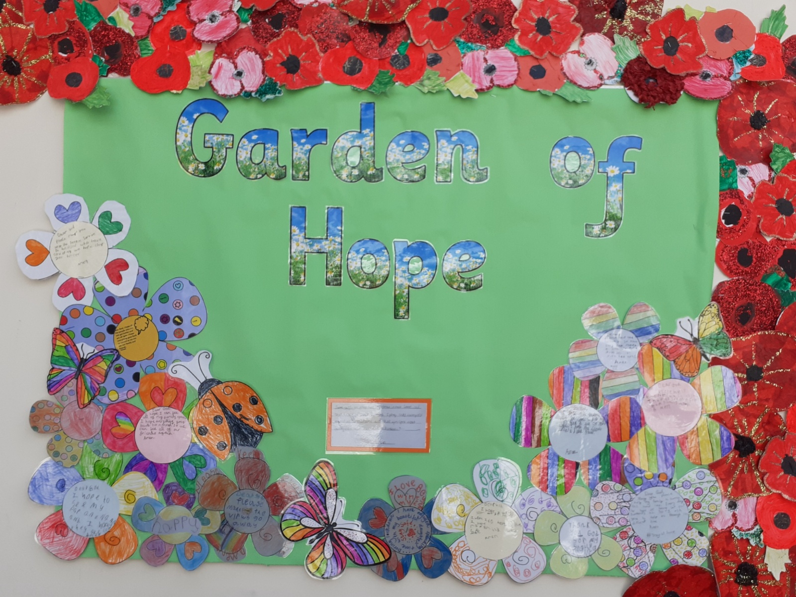 Garden of Hope Summer 2020 - Our Lady Immaculate Catholic Academies Trust